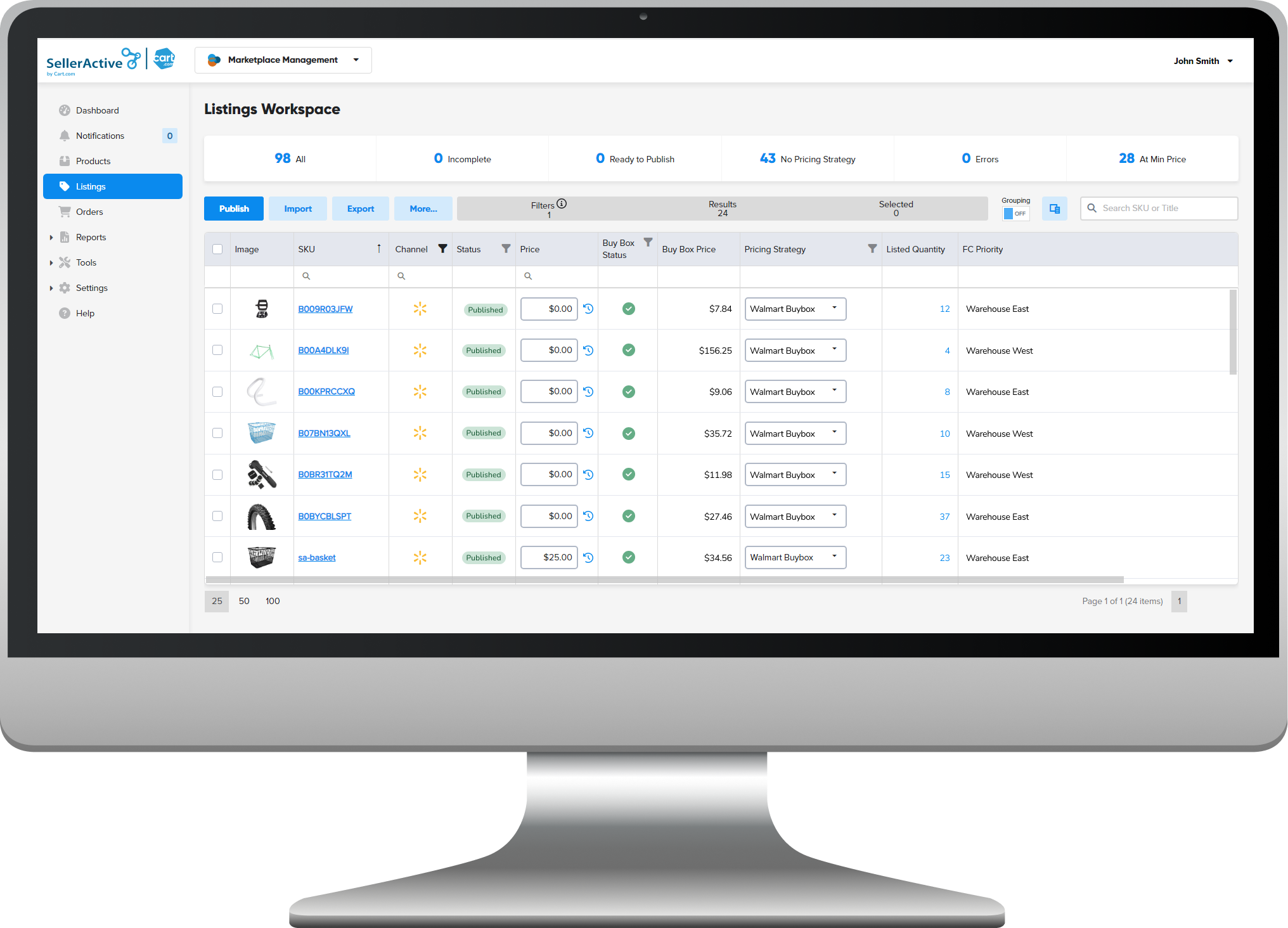 Walmart Inventory Management Software | SellerActive